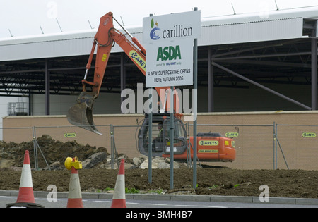 Construction of the biggest ASDA in Europe at Milton Keynes ...