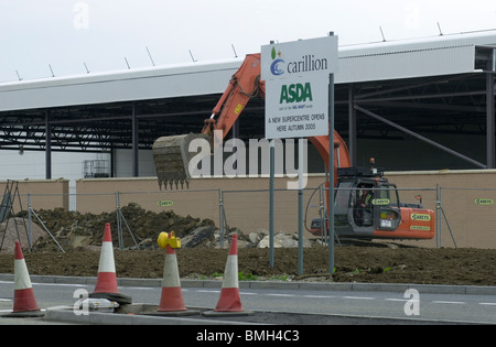 Construction of the biggest ASDA in Europe at Milton Keynes ...