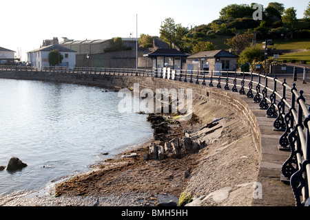 stone groynes and sea wall at Swanage bay Stock Photo - Alamy
