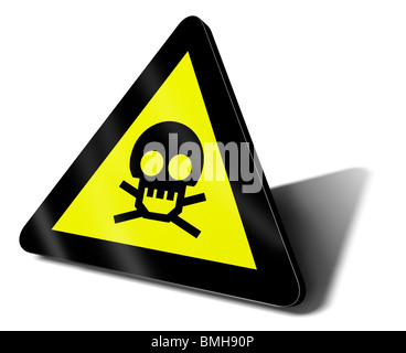 Danger skull warning death symbol Stock Photo - Alamy
