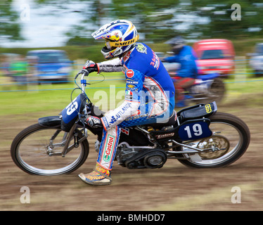 Motorcycle Grasstrack Racing Stock Photo - Alamy