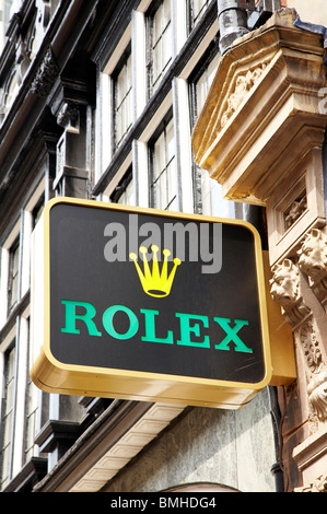 Rolex Jewellers Shop Sign Stock Photo - Alamy