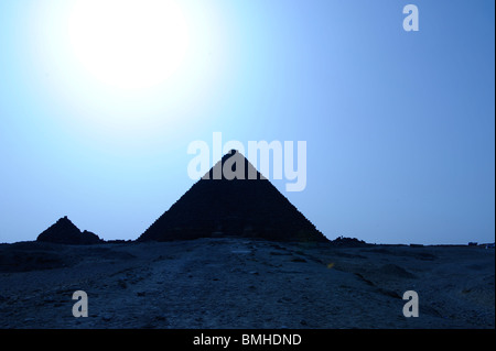 The Sphinx at sunrise, Giza, Cairo, Egypt, North Africa. Front view ...