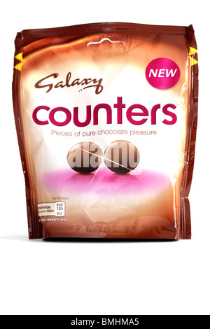 Galaxy Chocolate Counters Stock Photo - Alamy