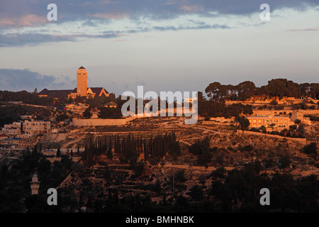 Jerusalem - Augusta Victoria Hospital - Mount of Olives Stock Photo - Alamy