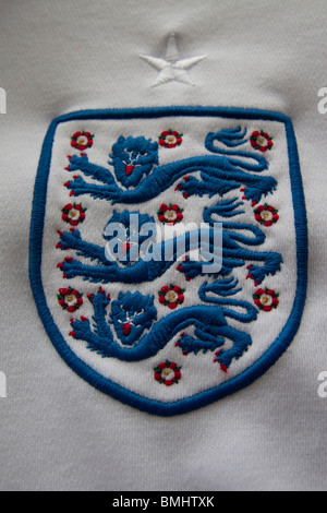 Three lions badge with Umbro and England text on the front of the 1997 ...