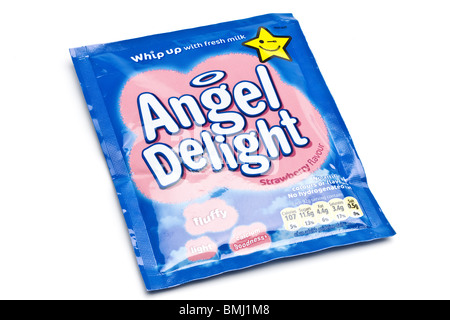 Strawberry angel delight Stock Photo - Alamy