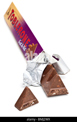 Bar of Toblerone Fruit & Nut chocolate - Swiss milk chocolate with ...