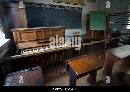 Nineteenth century school classroom Stock Photo - Alamy