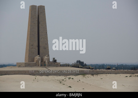 Egypt, Suez Canal. World War I Monument Stock Photo - Alamy