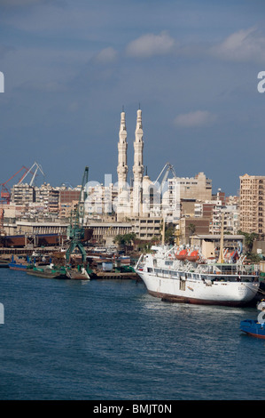 Egypt - The Breakwater, Port Said Stock Photo - Alamy
