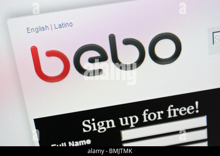 bebo social networking commuity website internet Stock Photo - Alamy