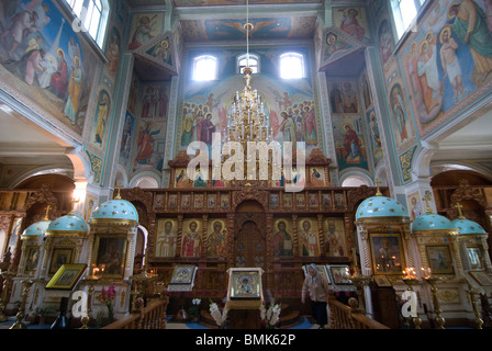 Inside shot of the Zenkov cathedral, Almaty, Kazakhstan Stock Photo - Alamy