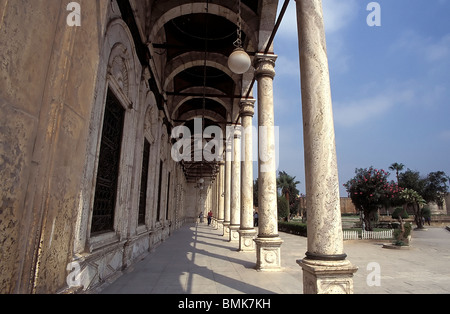 arcade, mosque of Muhammad Ali, Citadel, Cairo, Egypt Stock Photo ...