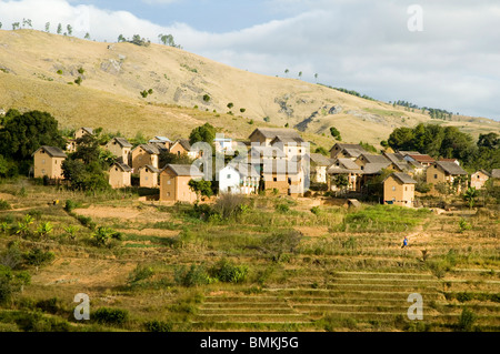 Merina Village Along The Road Between Ambositra & Ambavalao ...