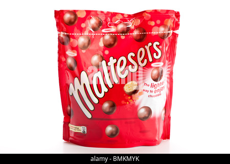 Packet of Maltesers on a white background Stock Photo - Alamy