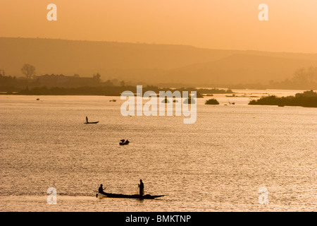 Mali, Bamako. Niger River at dawn Stock Photo - Alamy