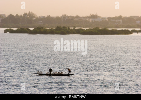 Mali, Bamako. Niger River at dawn Stock Photo - Alamy