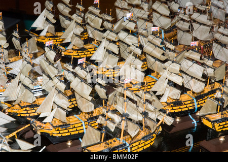 Mauritius, Curepipe. Ship models in the Bobato Ltee Gallery Stock Photo ...