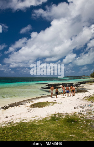 Mauritius, Eastern Mauritius, Belle Mare, East Coast beachfront Stock ...