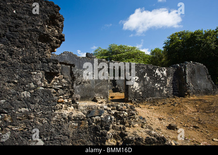 Mauritius, Southern Mauritius, Vieux Grand Port, town pier and Lion ...