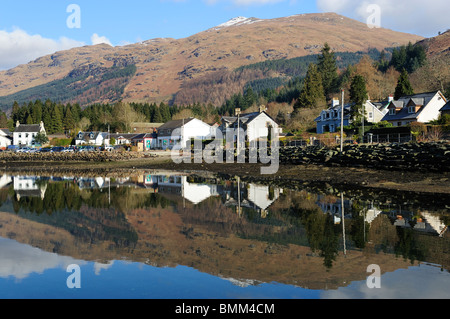 Lochgoilhead at the head of Loch Goil, Argyle and Bute, Scotland Stock ...