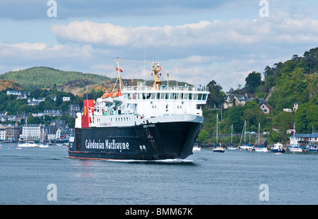 Oban to Colonsay Caledonian MacBrayne car ferry docked at Scalasaig ...