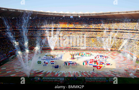 An view of opening ceremony for the FIFA World Cup Group G soccer match ...