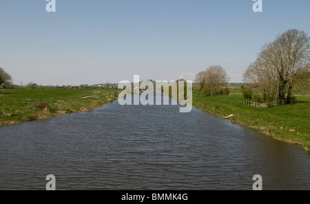 sustrans Parchy Bridge King Sedgemoor Drain Somerset England Stock ...