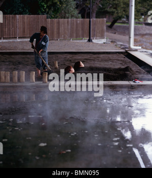 Beppu Kaihin Sunayu - Beppu Seaside Sand Baths Stock Photo - Alamy