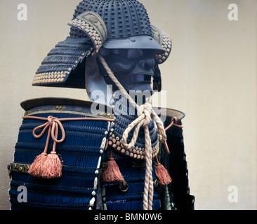 Antique samurai o-yoroi armour is on display at the Japanese Art of War ...