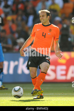 JORIS MATHIJSEN HOLLAND V DENMARK SOCCER CITY JOHANNESBURG SOUTH AFRICA ...