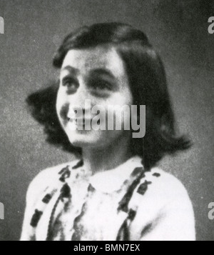 Anne Frank (1929-1945). Jewish victim of the Holocaust. Statue Stock ...