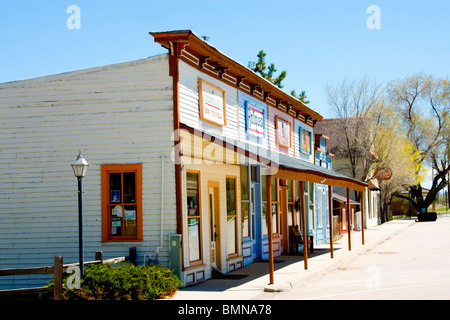 Downtown buildings of historic Elizabeth Colorado Stock Photo - Alamy