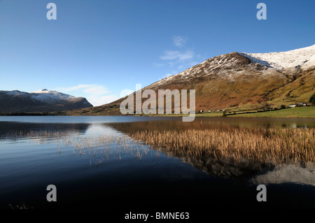Lough lake brinn brin black valley killarney kerry snow cover covered ...