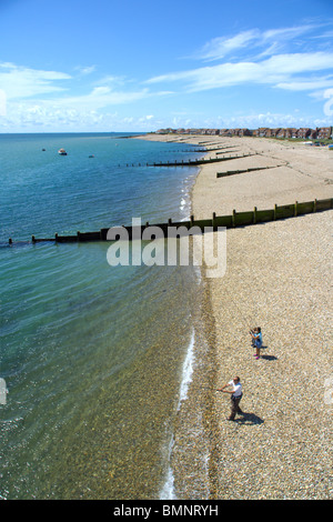 Selsey Beach and Fishermen, Sussex Stock Photo - Alamy
