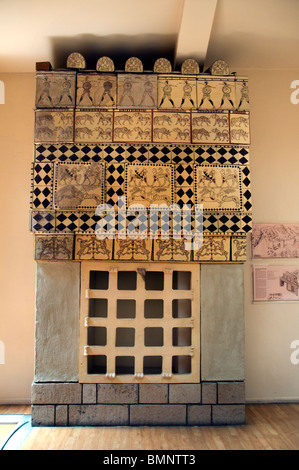 Phrygian Culture. Turkey. Reconstruction of a Phrygian building. Detail ...