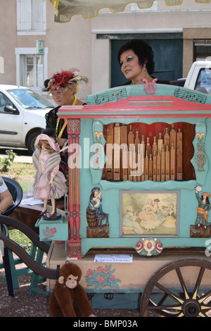 The Orgue de Barbarie, or barrel organ, from 1843, is a mechanical ...