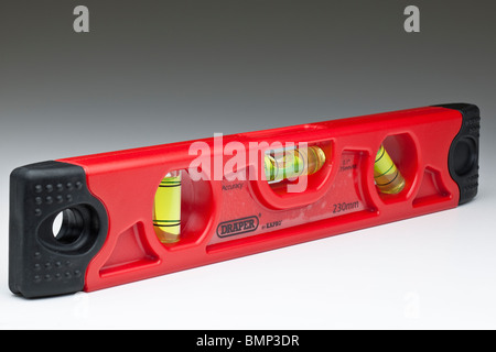 Red Spirit Level Stock Photo - Alamy