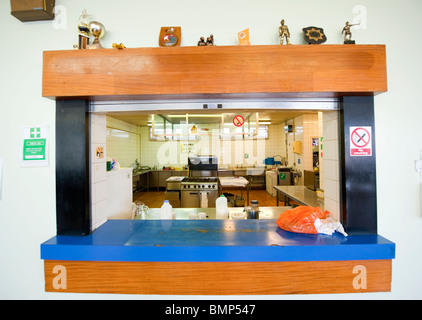 Fire Station Mess Room Kitchen Serving Hatch Stock Photo - Alamy