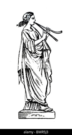 Euterpe or Eutelpe, one of the nine muses, usually considered ...