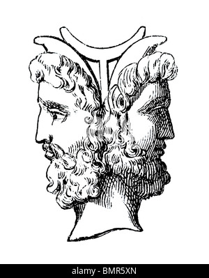 Janus, Roman god of gates, doors, doorways, beginnings and endings ...