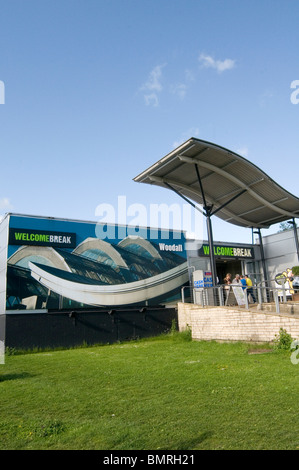 woodall motorway services station service M1 uk motor way ways garage ...