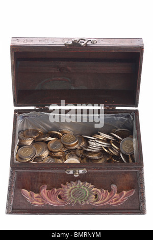 Two Euro coin on the wooden table surface Stock Photo - Alamy