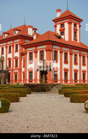 prague troja castle in garden Stock Photo - Alamy
