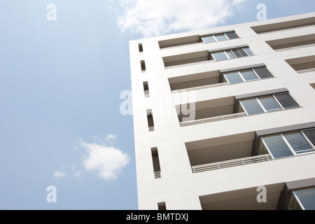 'Muji Village' apartment block building in Tsudanuma, Tokyo, Japan ...