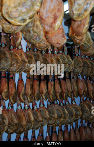 Trevelez ham shops, Trevelez, Las Alpujarras, Province of Granada ...