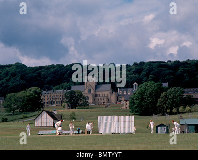 Cricket match at Ampleforth College Stock Photo - Alamy