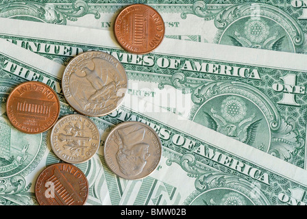 American dollars and cents Stock Photo - Alamy