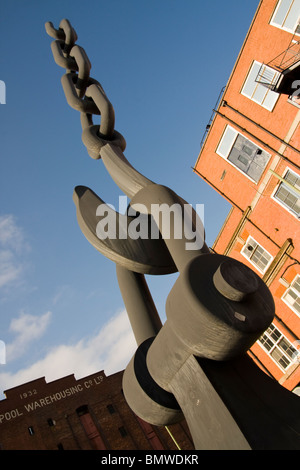 Chain Sculpture, Trafford Park Manchester Stock Photo - Alamy